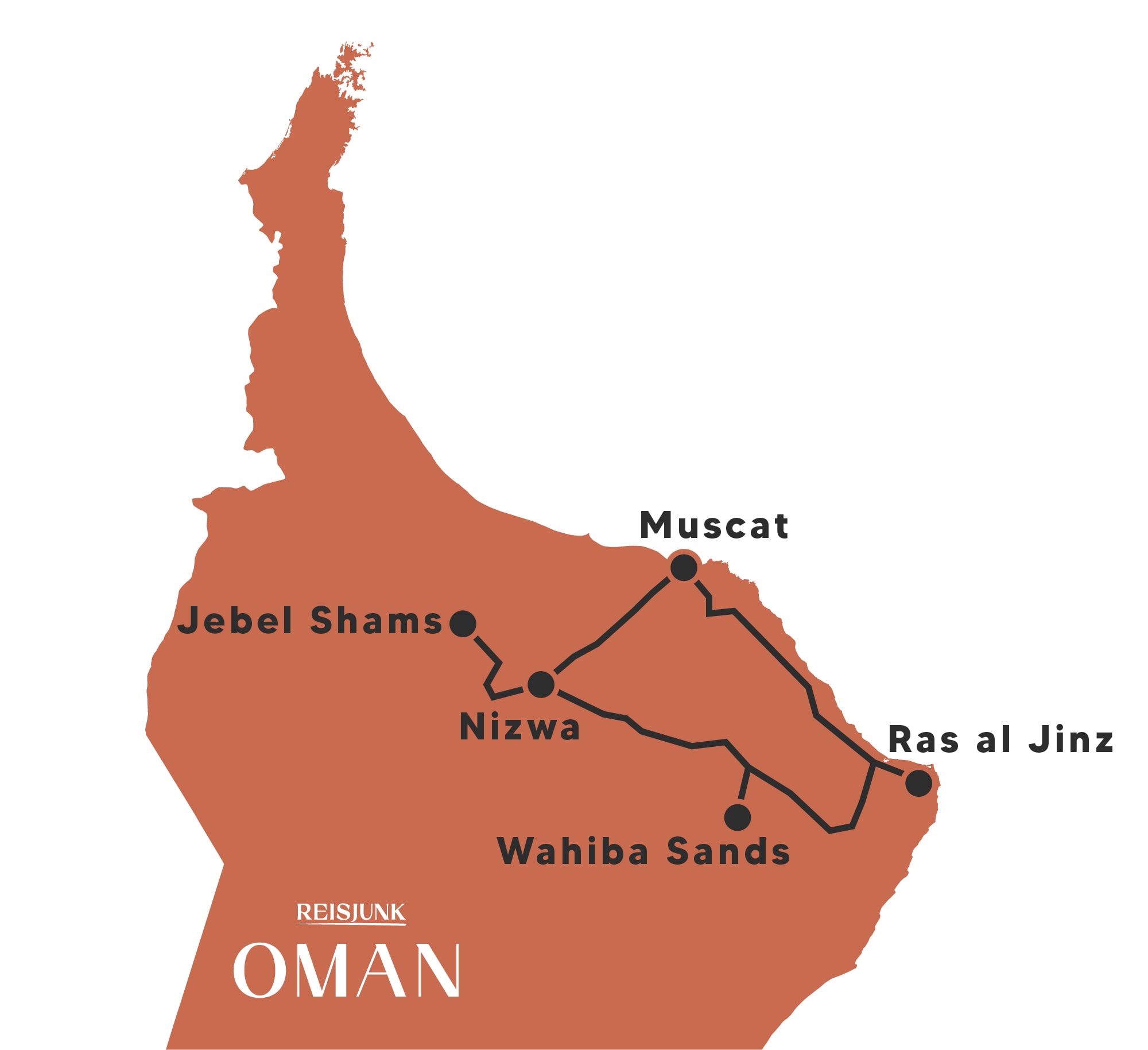 De ultieme reisroute voor Oman + tips - REISJUNK
